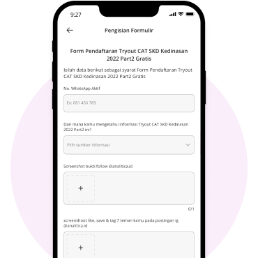 Analitica - Tryout SIMAK UI
